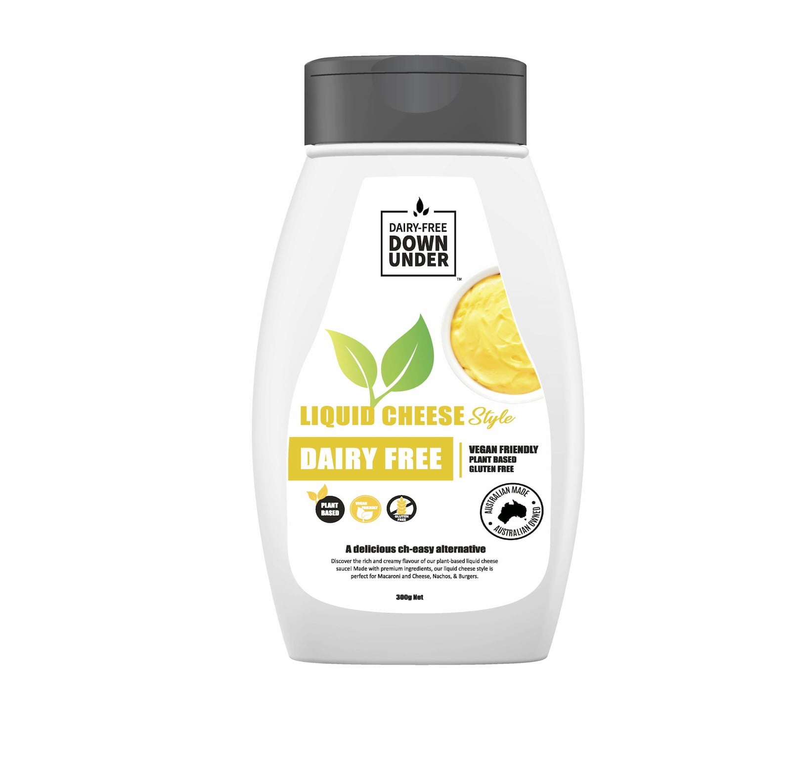Dairy Free Down Under Plant-Based Liquid Cheese 300g – La Vida Vegan