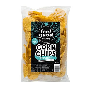 Feel Good Foods Gluten Free Corn Chips 500g – La Vida Vegan