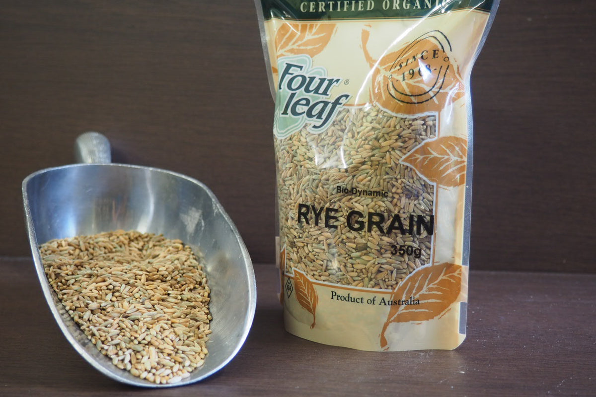 Four Leaf Milling Organic Rye Grain 350g – La Vida Vegan