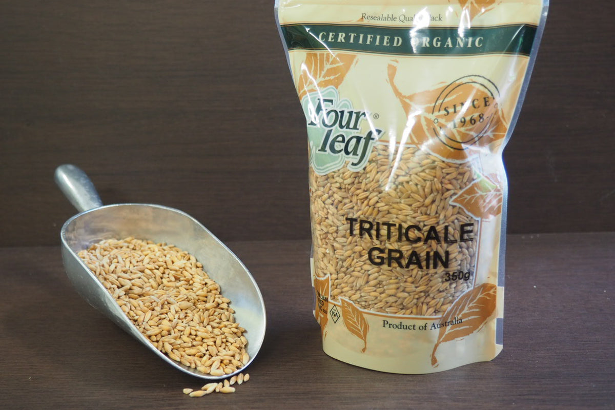 Four Leaf Milling Organic Triticale 350g – La Vida Vegan