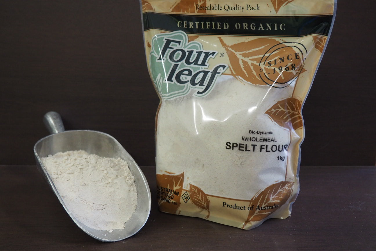 Four Leaf Milling Organic Wholemeal Spelt Flour 1kg – La Vida Vegan