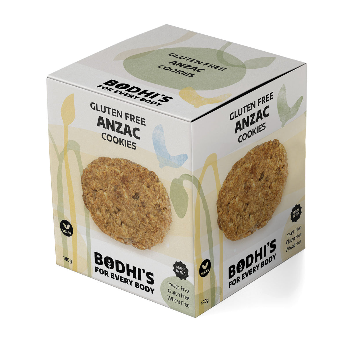 Bodhi's ANZAC Cookies (Vegan)(GF) 180g – La Vida Vegan