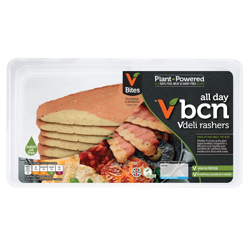 VBites Bacon-style Rashers (FS) 500g – La Vida Vegan