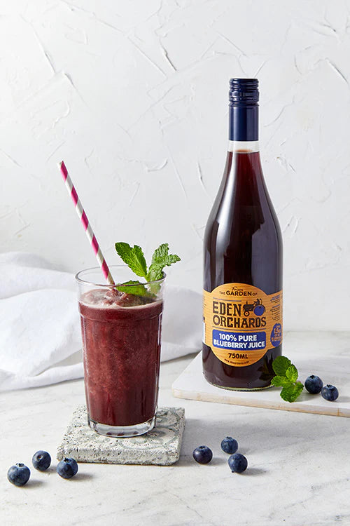 Eden Orchards Pure Blueberry Juice 750ml – La Vida Vegan