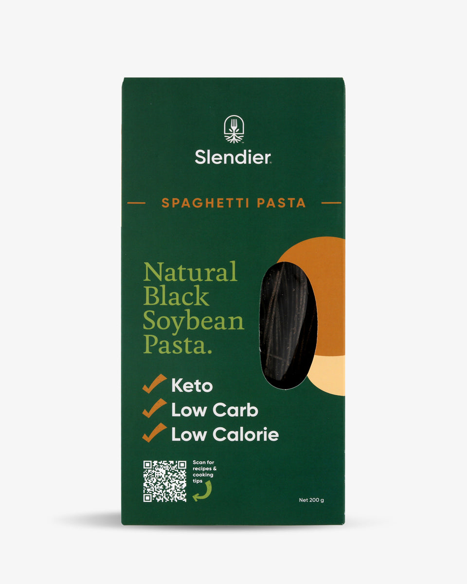Slendier Organic Black Bean Spaghetti 200g – La Vida Vegan