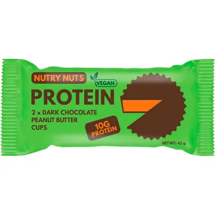 Nutry Nuts Protein Peanut Butter Cups Dark Chocolate 42g – La Vida Vegan