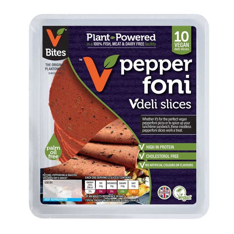 Vbites Pepperoni Style Slices 500g (FS) – La Vida Vegan
