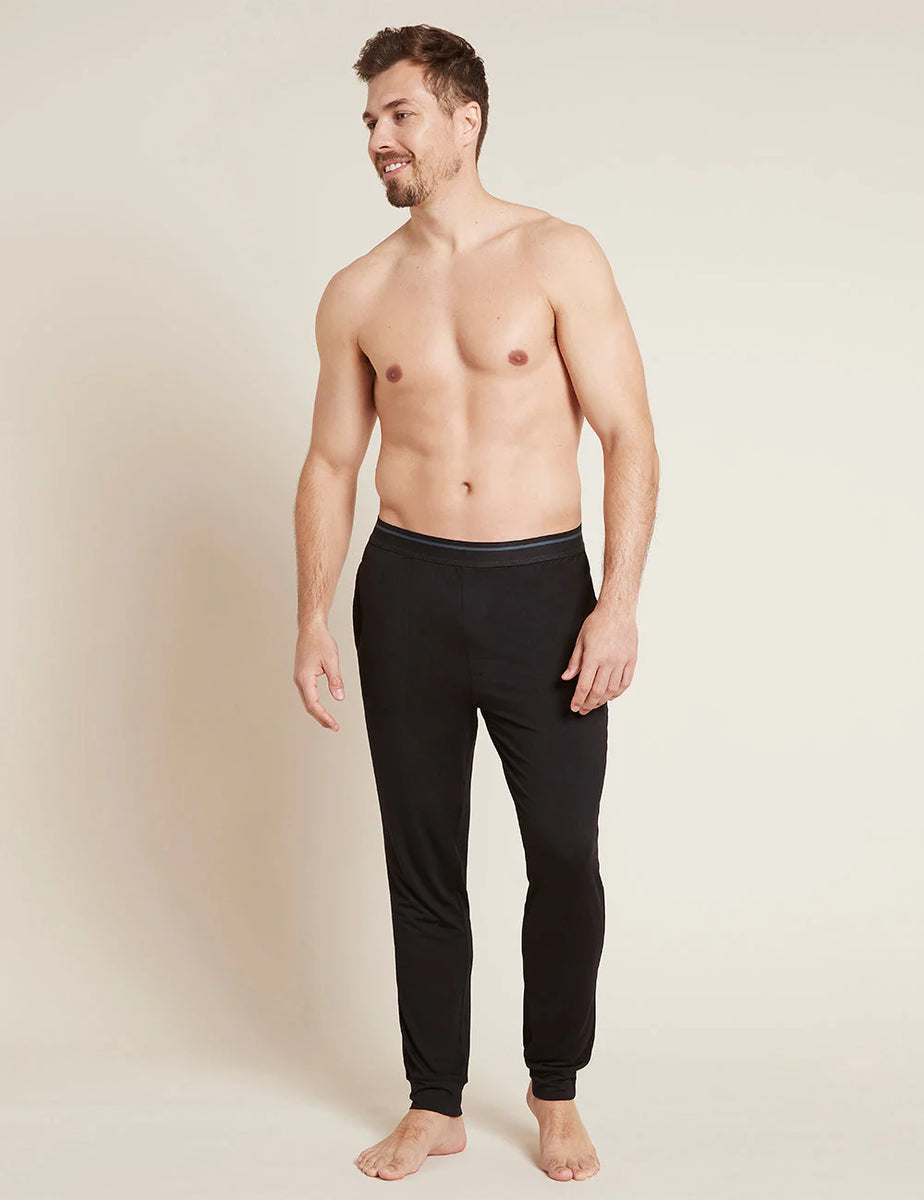 Boody Men's Cuffed Sleep Pant (XL) Black – La Vida Vegan