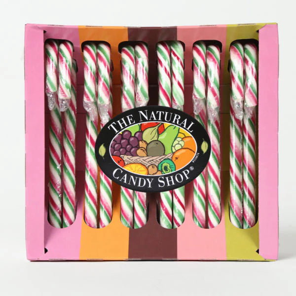 The Natural Candy Shop Candy Canes in Cradle 170g - Peppermint – La ...