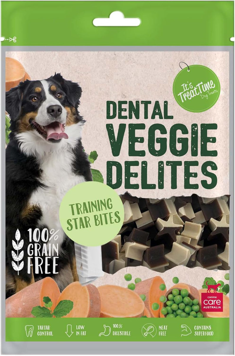 It's Treat Time Veggie Delites Training Star Bites 100g – La Vida Vegan