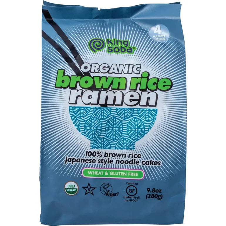 KING SOBA Organic Brown Rice Ramen Noodles 280g – La Vida Vegan