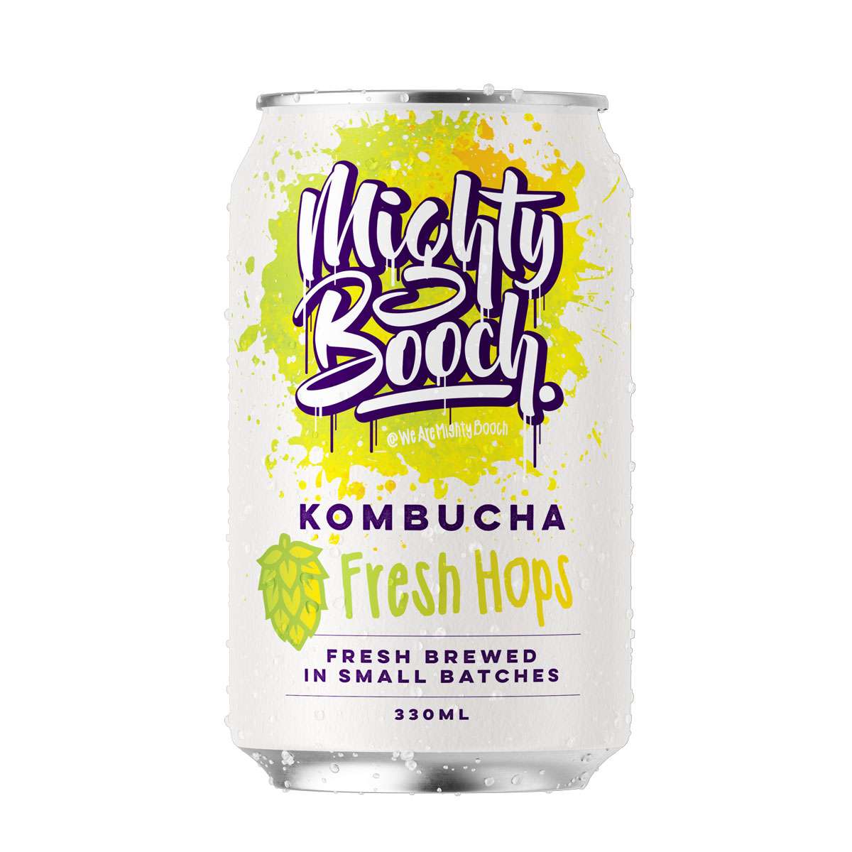 Mighty Booch Kombucha 330ml - Fresh Hops – La Vida Vegan