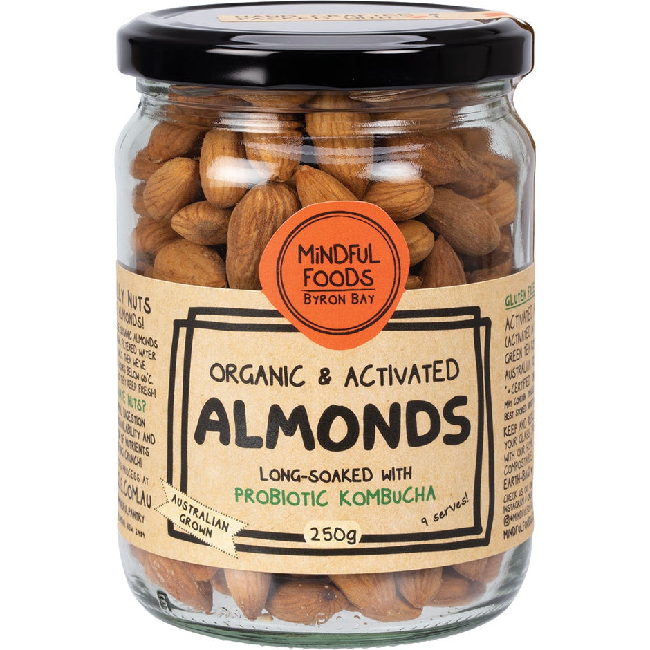 Mindful Foods Organic & Activated Almonds (250g) – La Vida Vegan