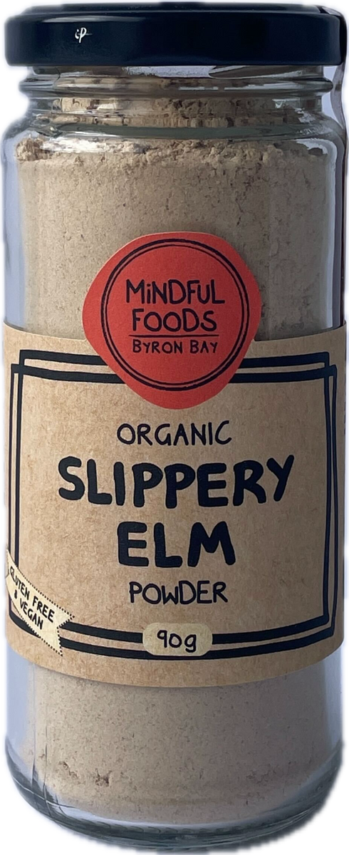 Mindful Foods Organic Slippery Elm Powder (90g) – La Vida Vegan