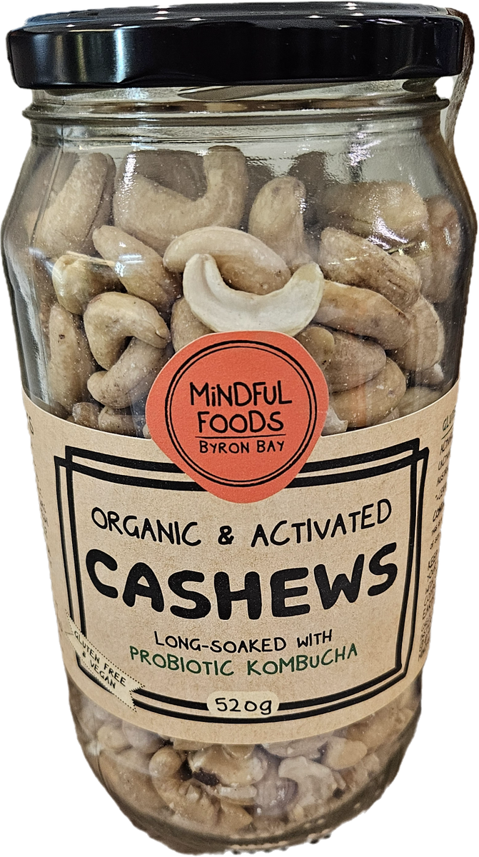Mindful Foods Organic & Activated Cashews (520g) – La Vida Vegan