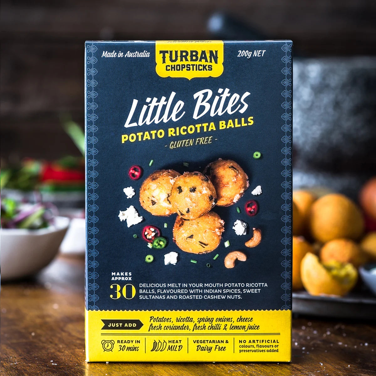 Turban Chopsticks Potato Ricotta Balls 200g – La Vida Vegan