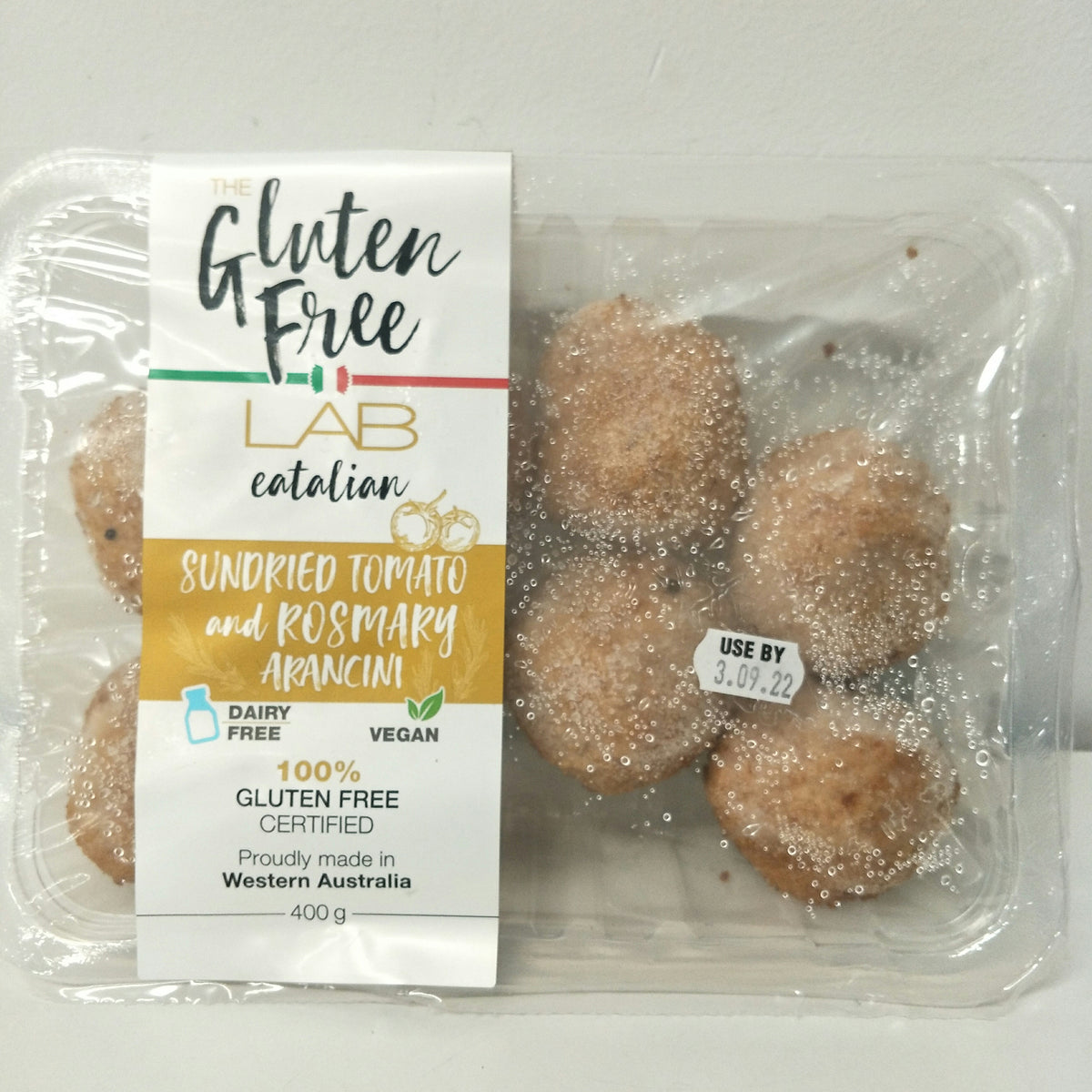 The Gluten Free Lab Vegan Arancini Sun Dried Tomato 400g – La Vida Vegan