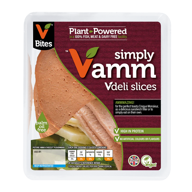 Vbites Simply Ham Style Slices 500g (FS) – La Vida Vegan