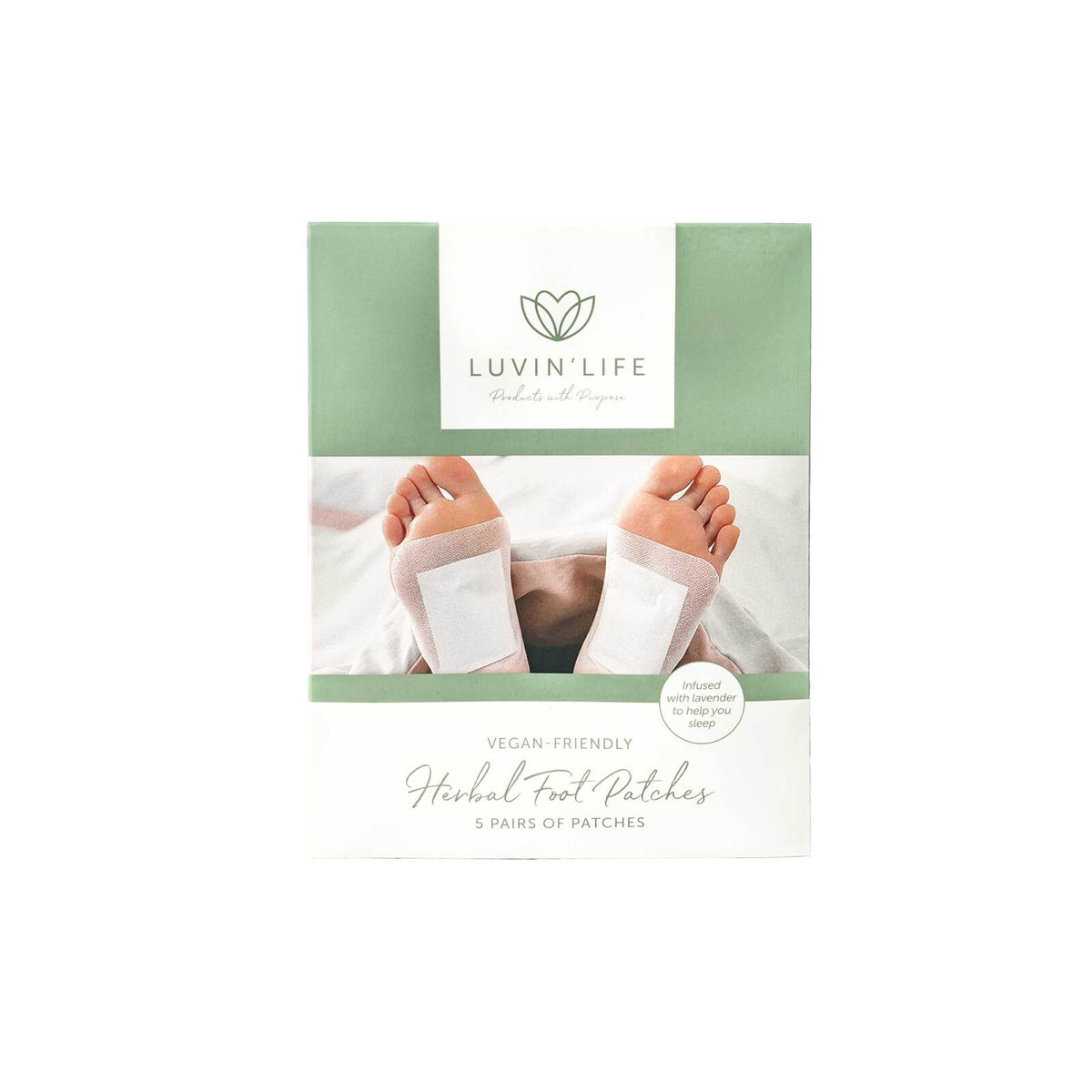 Luvin Life Herbal Foot Patches (10pk) – La Vida Vegan