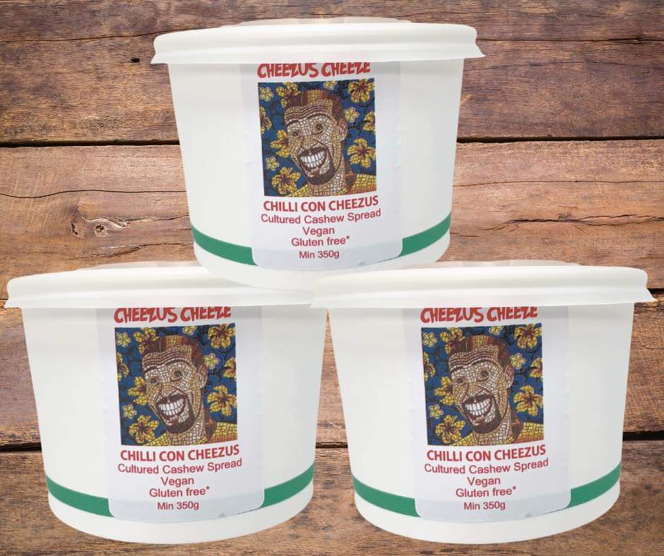 Cheezus Cheeze Cultured Cashew Spread 350g - Chilli Con – La Vida Vegan