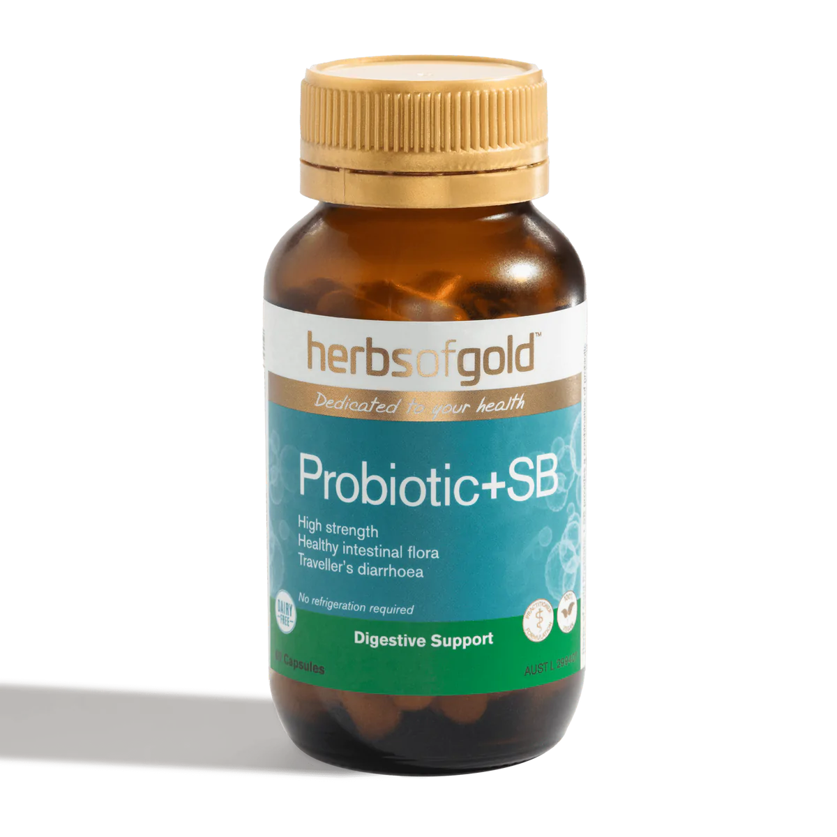 Herbs of Gold Probiotic + SB 60 Capsules – La Vida Vegan