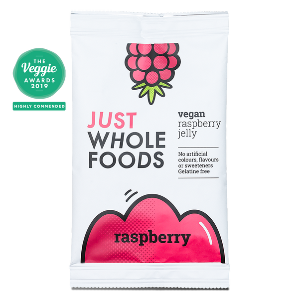 Just Wholefoods Raspberry Jelly Crystals 85g – La Vida Vegan