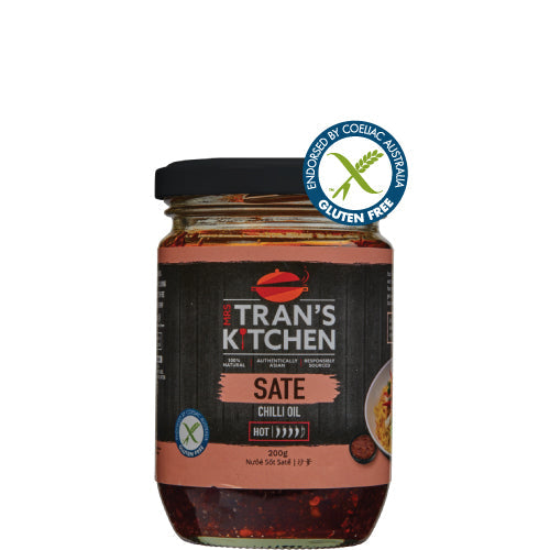 Mrs Tran's Kitchen Sate Chilli Oil 200g – La Vida Vegan