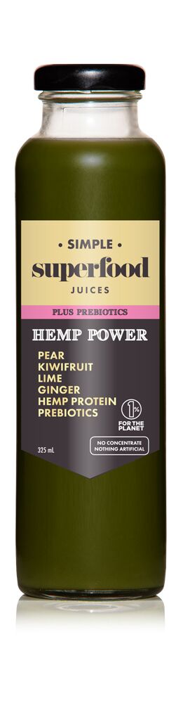 Simple Superfood Hemp Power Juice 375ml – La Vida Vegan